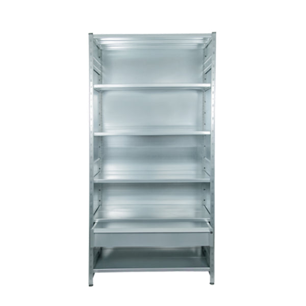 Etagère de base ERREX, H: 2000 mm – MYREGAL – ERREX passt immer!