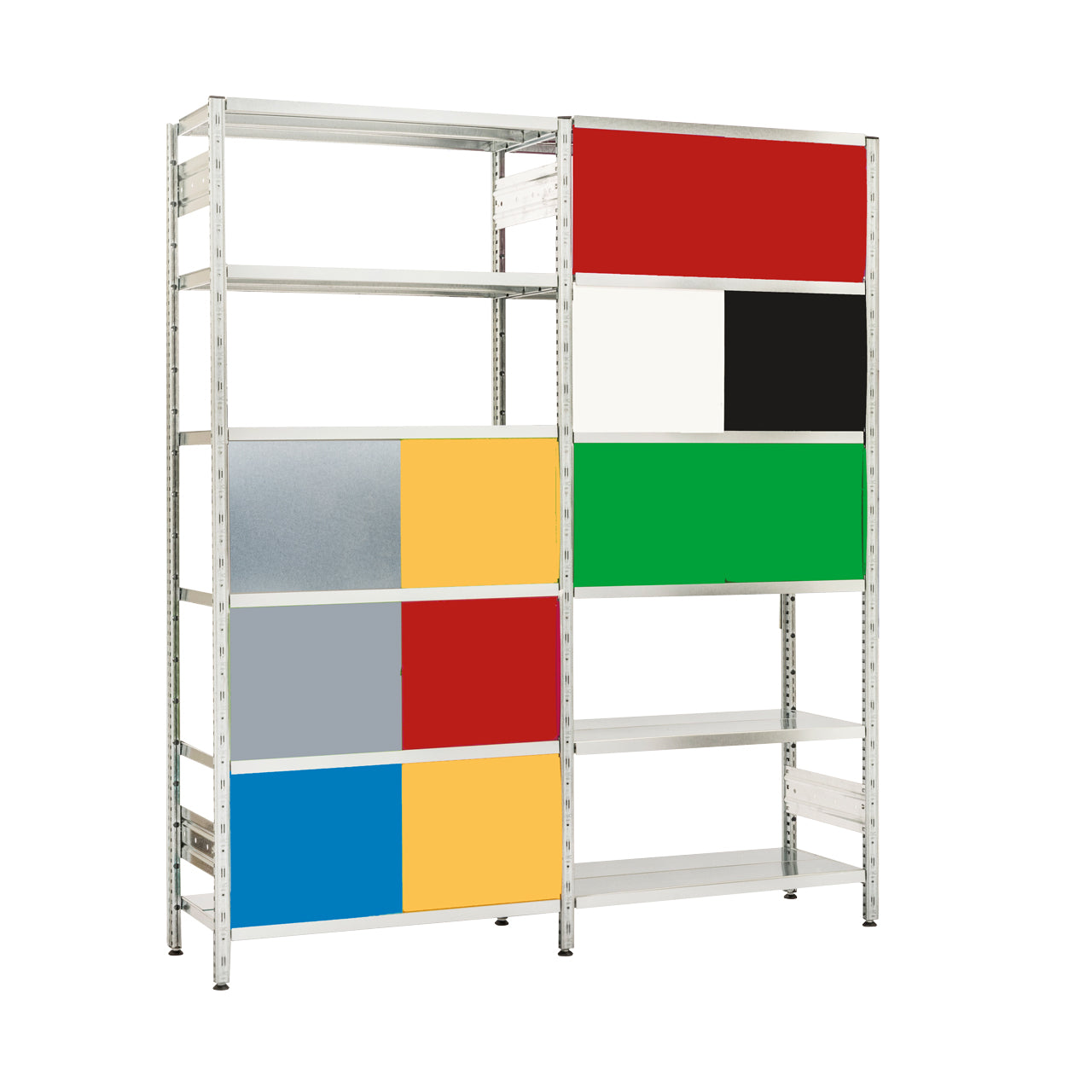 Etagère de base ERREX, H: 2000 mm – MYREGAL – ERREX passt immer!